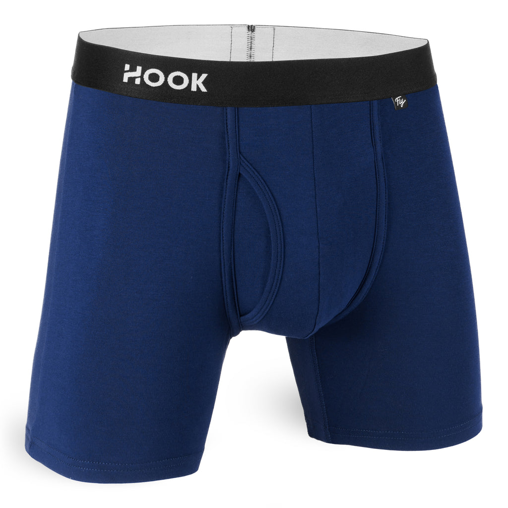 Boxer Hook Fly Bleu marin | Hook Underwear – Mesbobettes Boxer Hook Fly Bleu marin | Hook Underwear – Mesbobettes