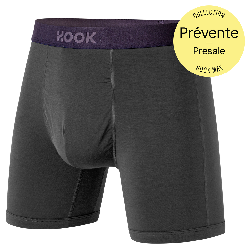 Boxer Max : ARDOISE | Hook Underwear – Mesbobettes